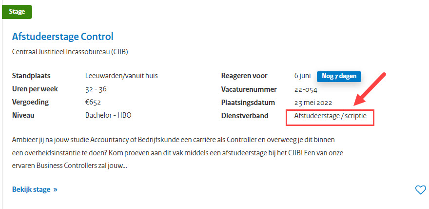 Stage lopen bij de Rijksoverheid - Werken voor Nederland